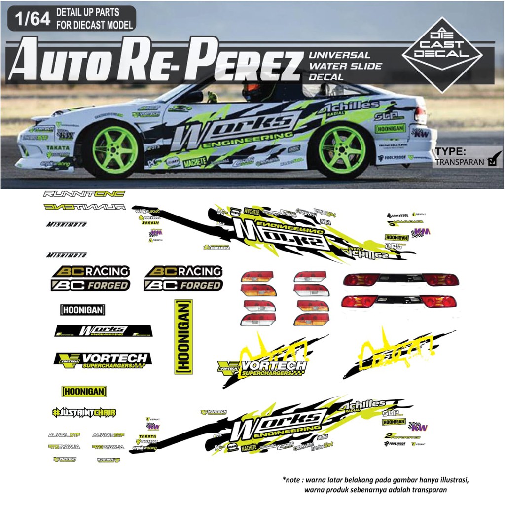 [Transparent]Decal Hotwheels Autoreperez - rob parson chair slayer ...