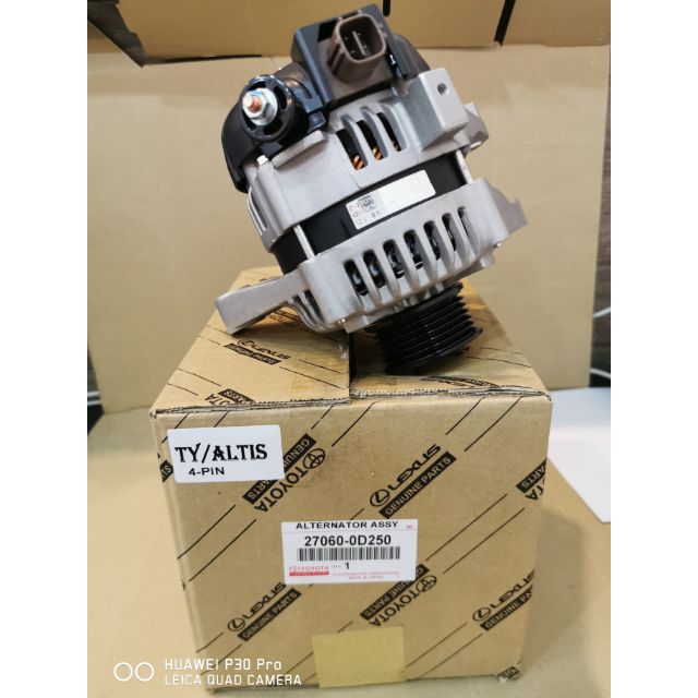 Toyota Altis/Wish 1.8 ZZE142 2003-2008(27060-0D250) New Alternator 4pin ...