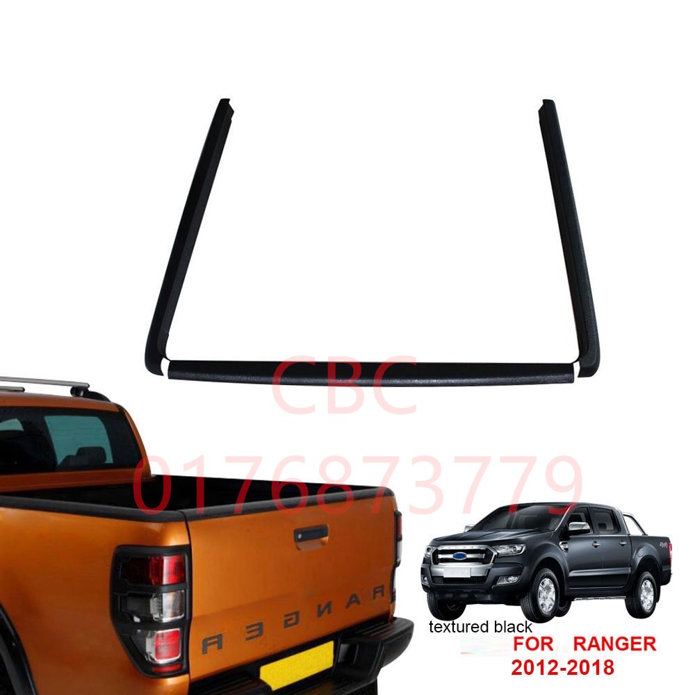 Ford ranger T6 T7 T8 WILDTRAK RAPTOR REAR TAILGATE TRUNK RAIL GUARD ...