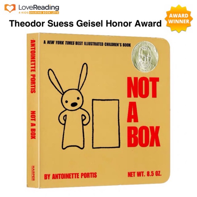 【MaryamBOOKS】 ORIGINAL Not A Box by Antoinette Portis Award Theodor ...