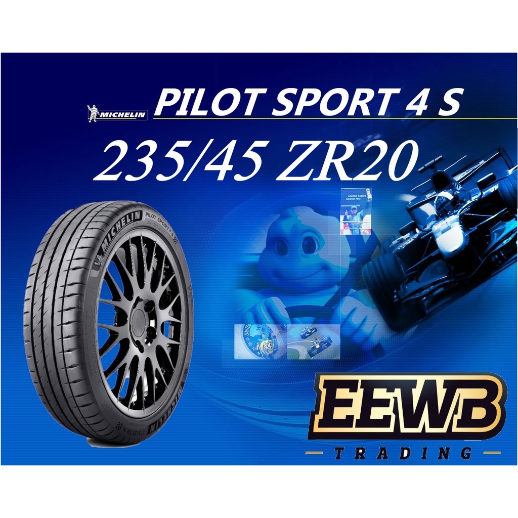 (POSTAGE) 235/45/20 MICHELIN PILOT SPORT 4 S NEW CAR TIRES TYRE TAYAR ...