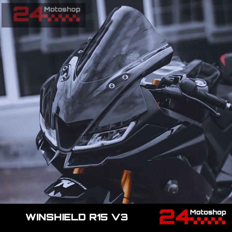 Visor R15 V3 Winshield R15 V3 Winsil R15 V3 New Model GP | Shopee Malaysia