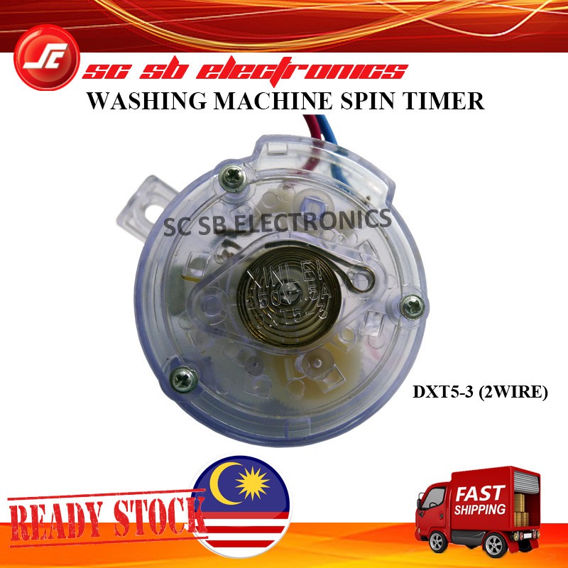 WASHING MACHINE SPARE PART SPIN TIMER - DXT5-3 ( 2 WIRE ) | Shopee Malaysia