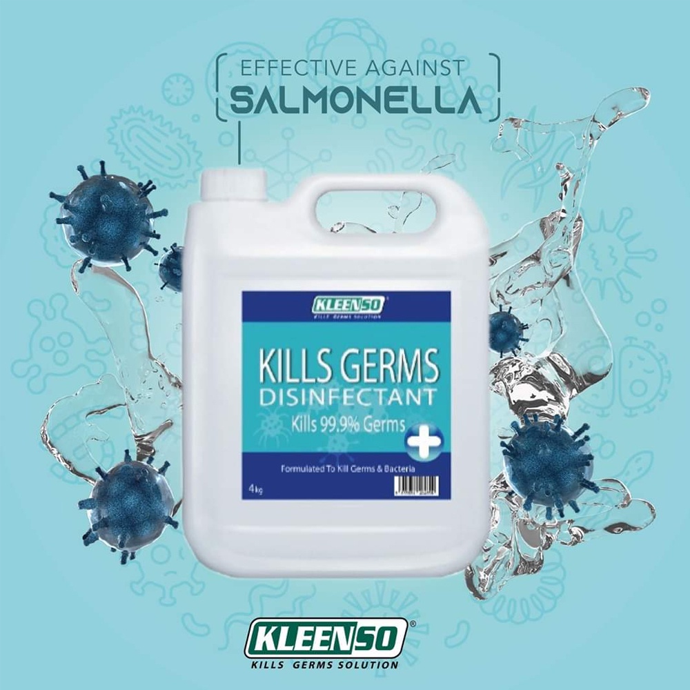 KLEENSO Kill Germs Disinfectant 99.9% Surface Wipes 4Litre Kill ...