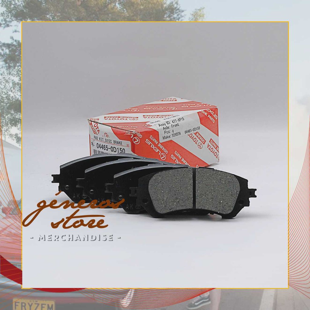 BRAKE PADS TOYOTA VIOS NCP150 (FRONT) | Shopee Malaysia