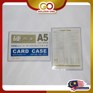 A4/A5 High quality Card Case / Hard PVC Clear Case / Plastic Card Case ...