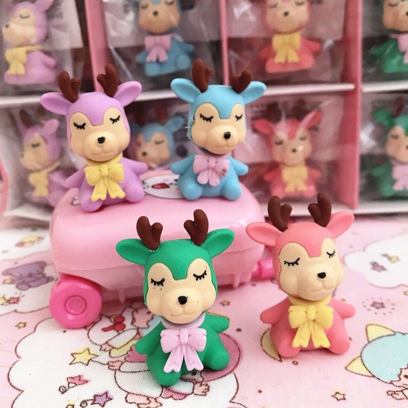 🇲🇾 Cute Deer 3D Eraser 🦌 Pemadam Rusa Comel Hadiah Budak ...