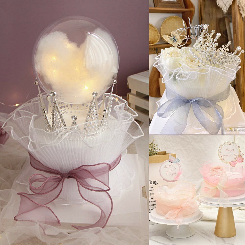 Wave Cake Cover Side Decoration Kek Hiasan 网红皱纱蛋糕围边 | Shopee Malaysia