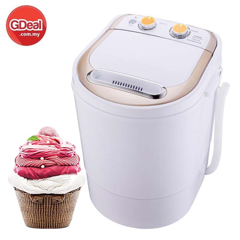 GDeal Semi-Auto Laundry Clothes Washing Machine 3KG | Shopee Malaysia