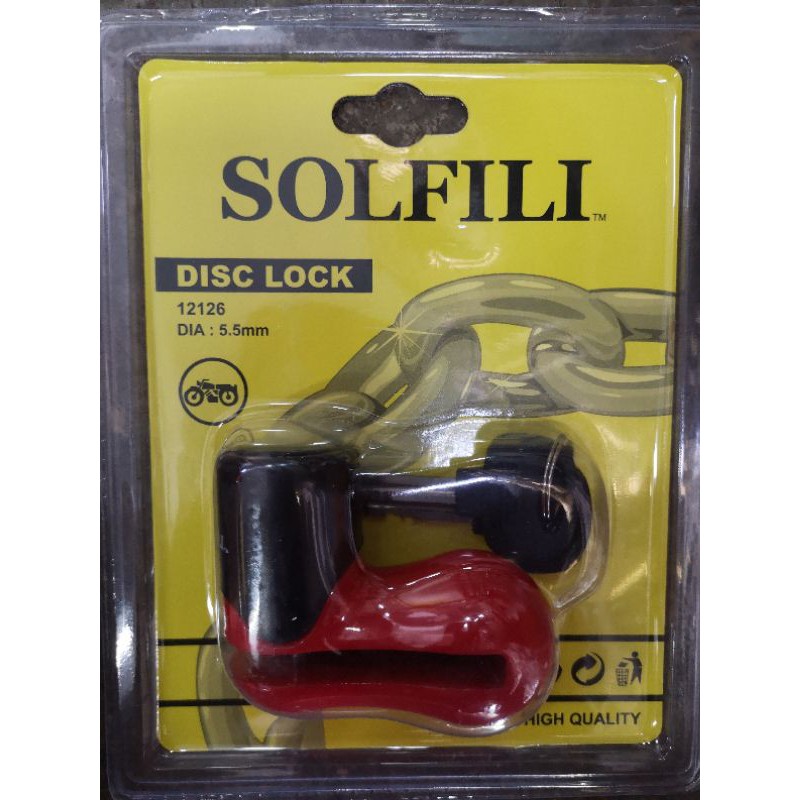 🔥READY STOCK🔥Disc Lock Solfili 12126 💯ORIGINAL | Shopee Malaysia