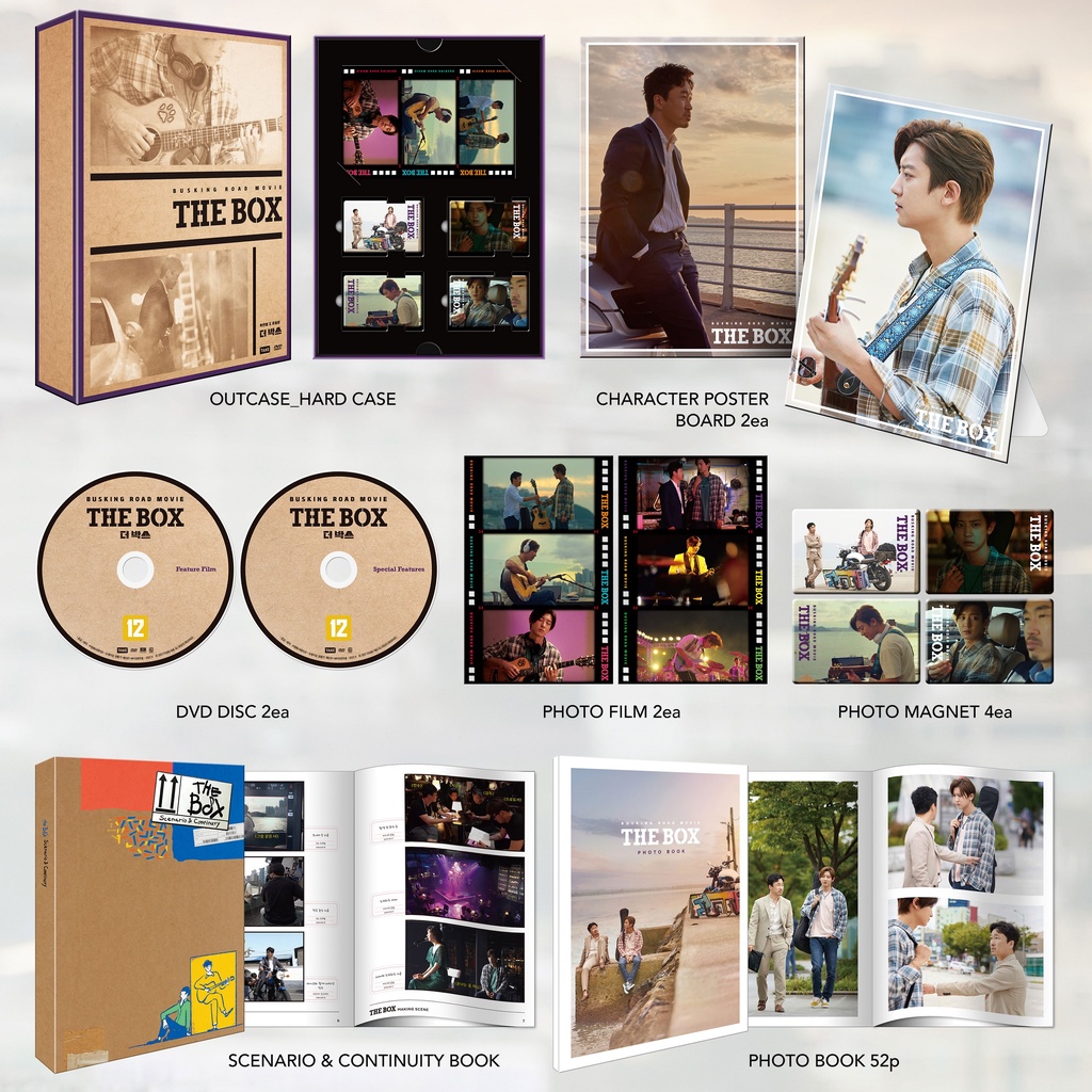[THE BOX] BUSKING ROAD MOVIE DVD BOX SET (EXO CHANYEOL)(Goods Set ...