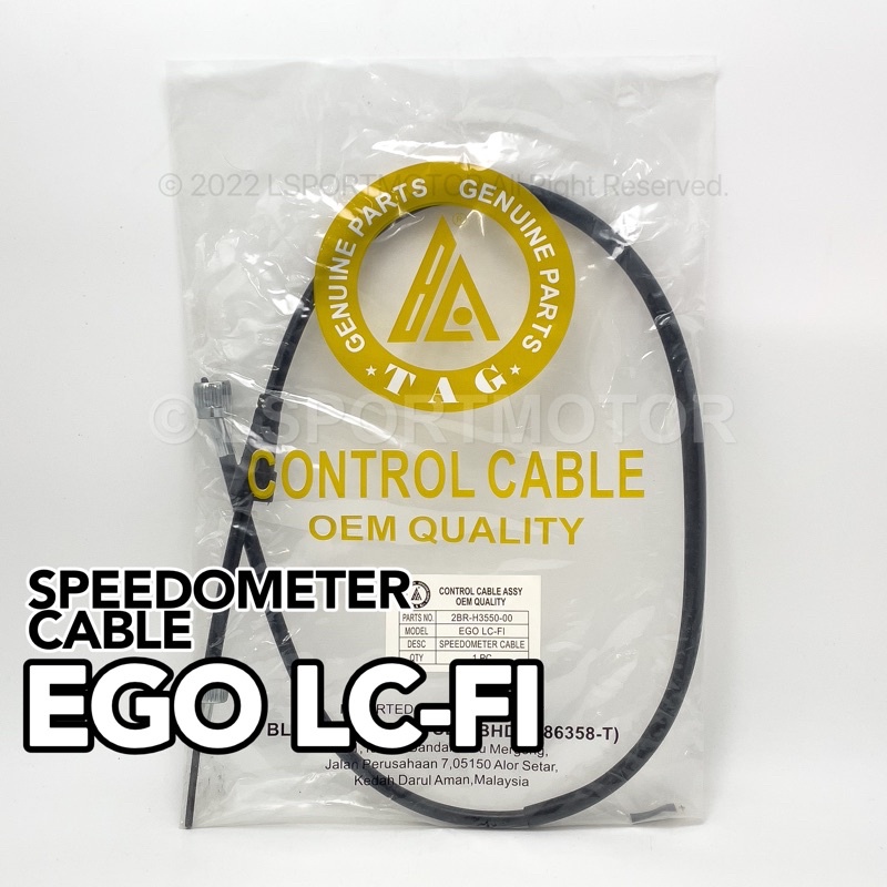 YAMAHA EGO LC-FI SPEEDOMETER CABLE 2BR-H3550-00 SPEEDO METER CABLE ...