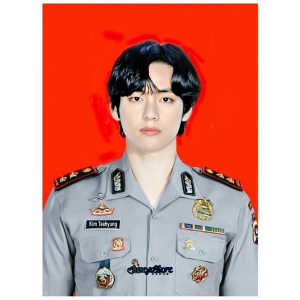 Kpop passport photo police uniform edition idol korea | Shopee Malaysia