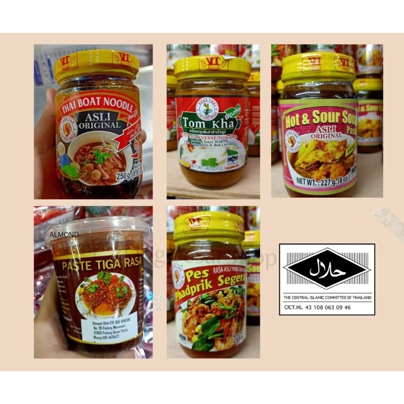 PES PHADPRIK /PES KENGSOM / PES 3 RASA / PES BOAT NOODLE / PES TOM KHA ...