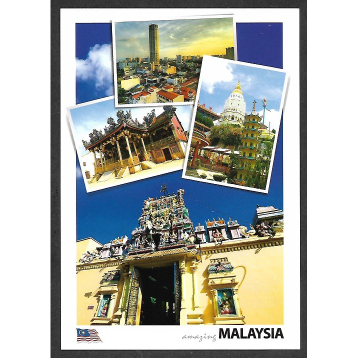 Malaysia Postcard - Penang City Multi View of Tourist Spot | Shopee ...