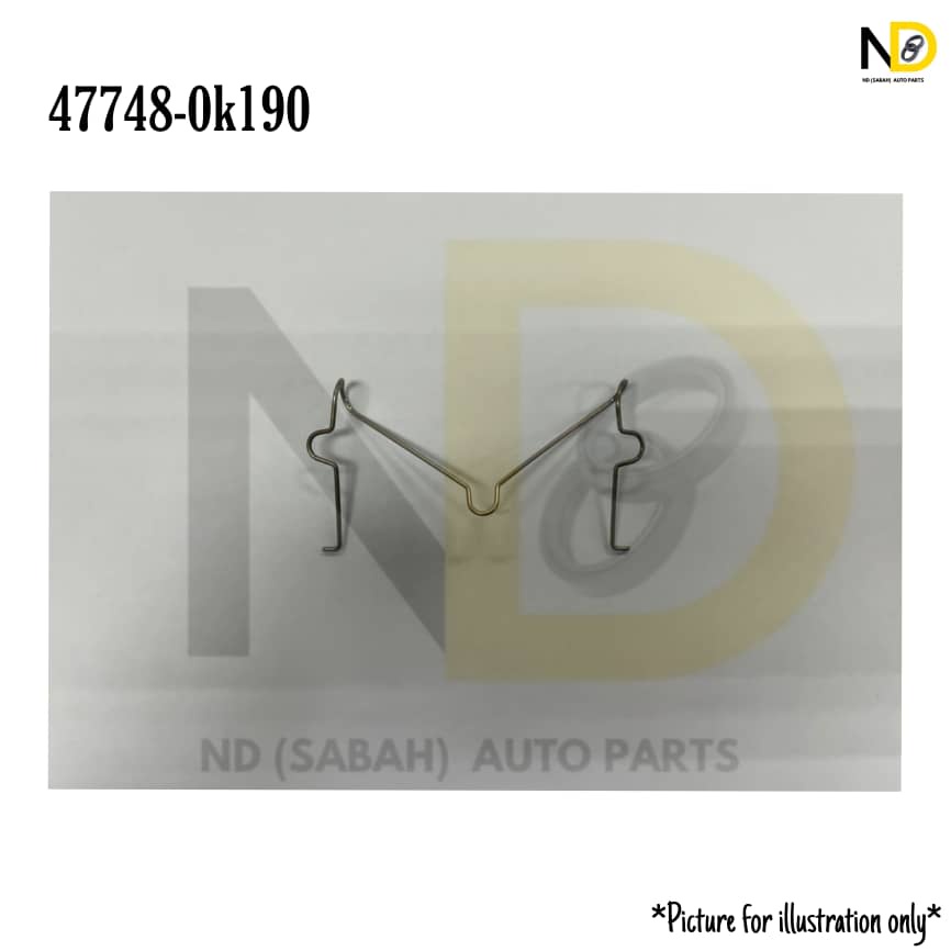 TOYOTA HILUX VIGO KUN25 DISC PAD CLIP / BRAKE CALIPER CLIP (04947-60080 ...