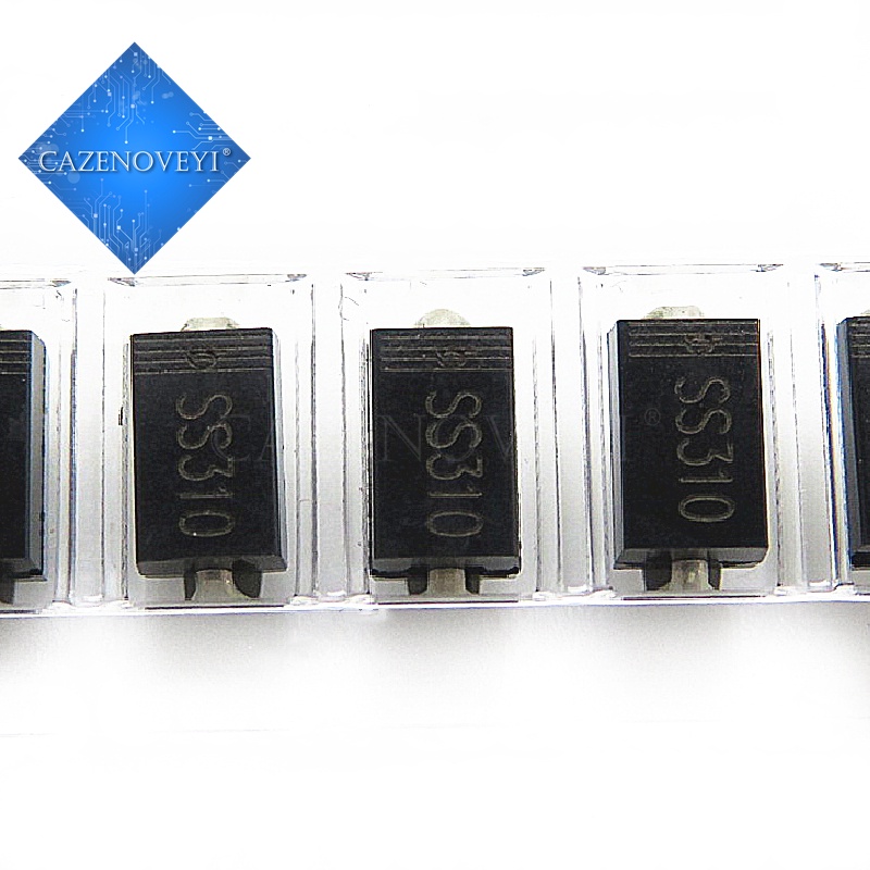 100pcs/lot SS310 SR3100 SMD SR310 Schottky Barrier Rectifier Diode 3A ...