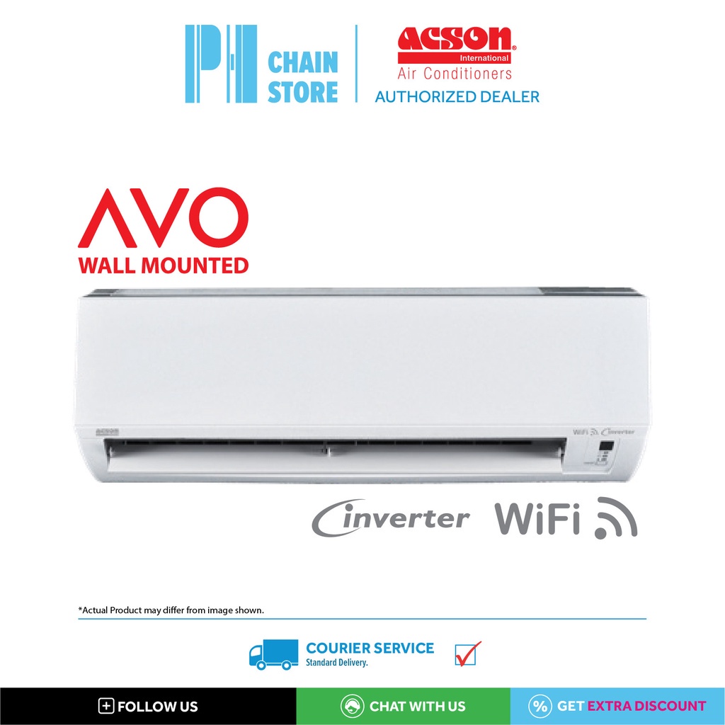 (COURIER SERVICE) ACSON 1.0HP-2.5HP AVO INVERTER WIFI AIR CONDITIONER ...