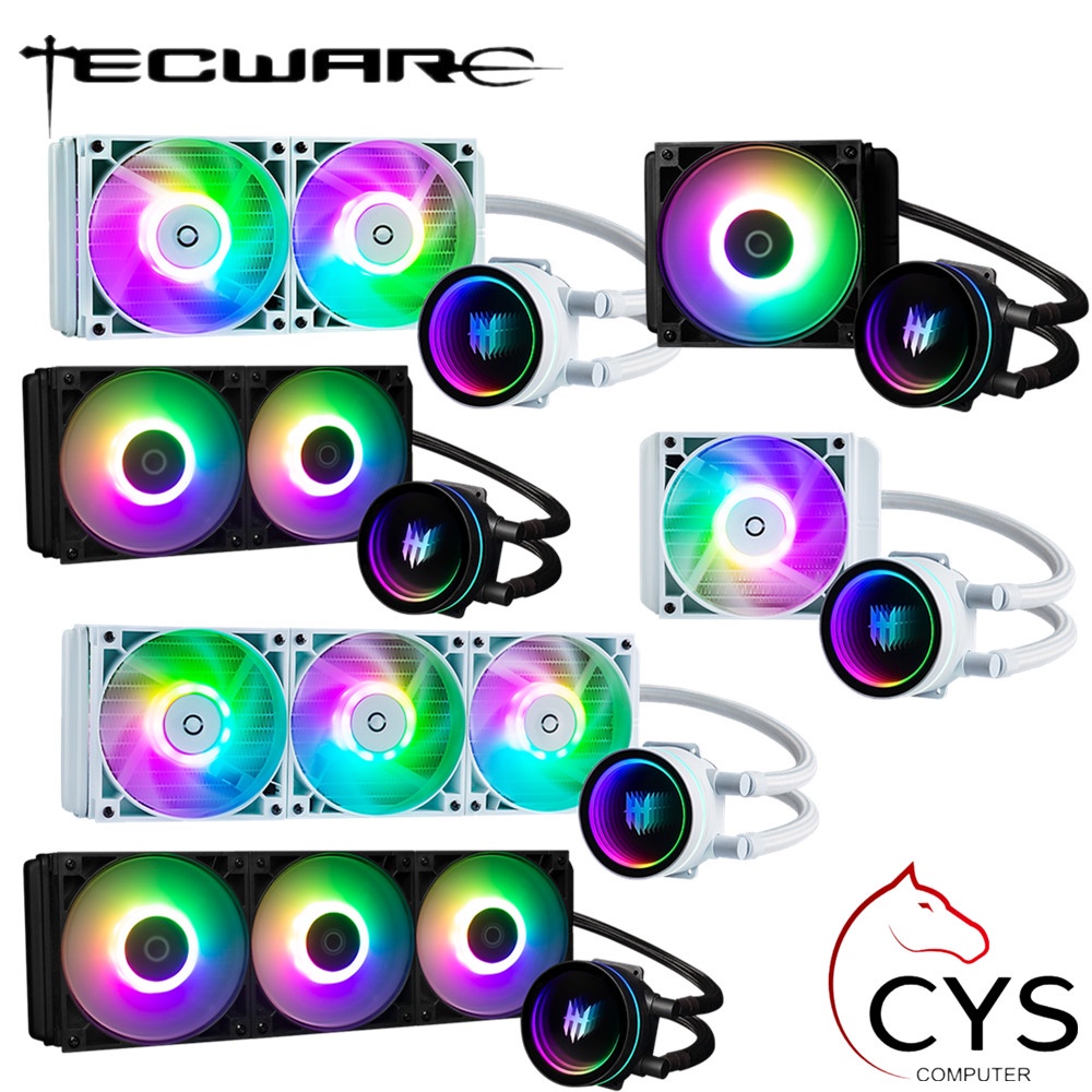 TECWARE MIRAGE SERIES ARGB CPU LIQUID COOLER (120MM / 240MM / 360MM ...
