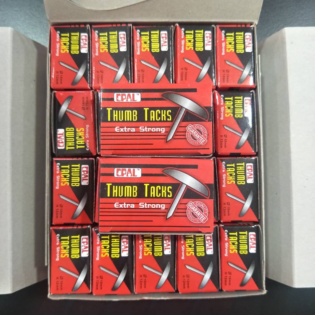 Thumb Tacks / Short & Long Pin Thumb Tack /Paku Tekan Paku Payung - 1 ...