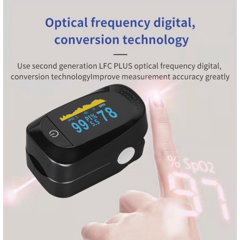 ‼️READY STOCK‼️LED A2 Finger Pulse Oximeter Fingertip Pulse Oximeter ...