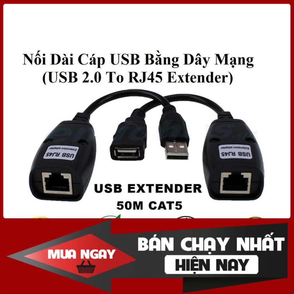 50m USB EXTENDER - USB EXTENDER WITH LAN CABLE | Shopee Malaysia