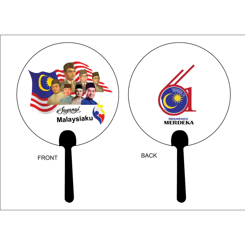 HAND FAN MERDEKA 100pcs | Shopee Malaysia
