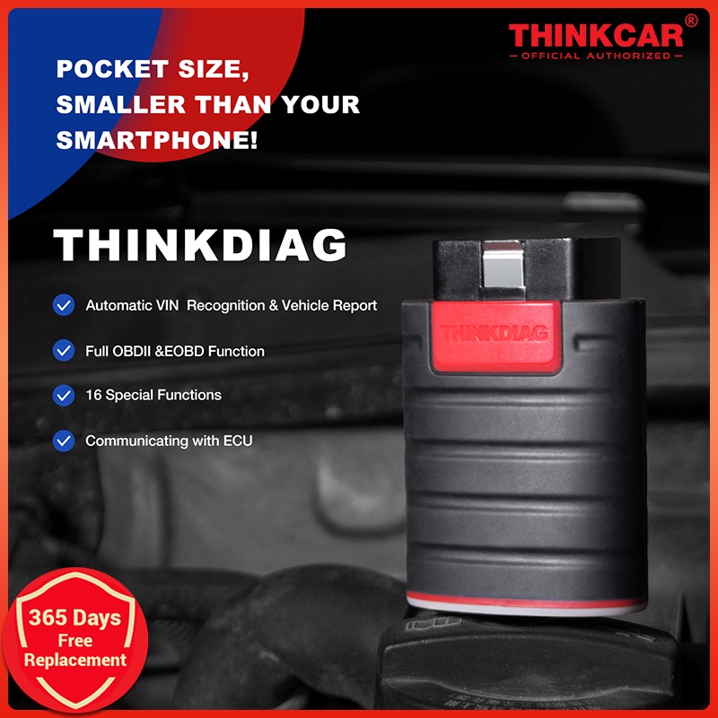 ThinkDiag Car Code Reader Scanner All Softwares Action Test ECU Coding ...
