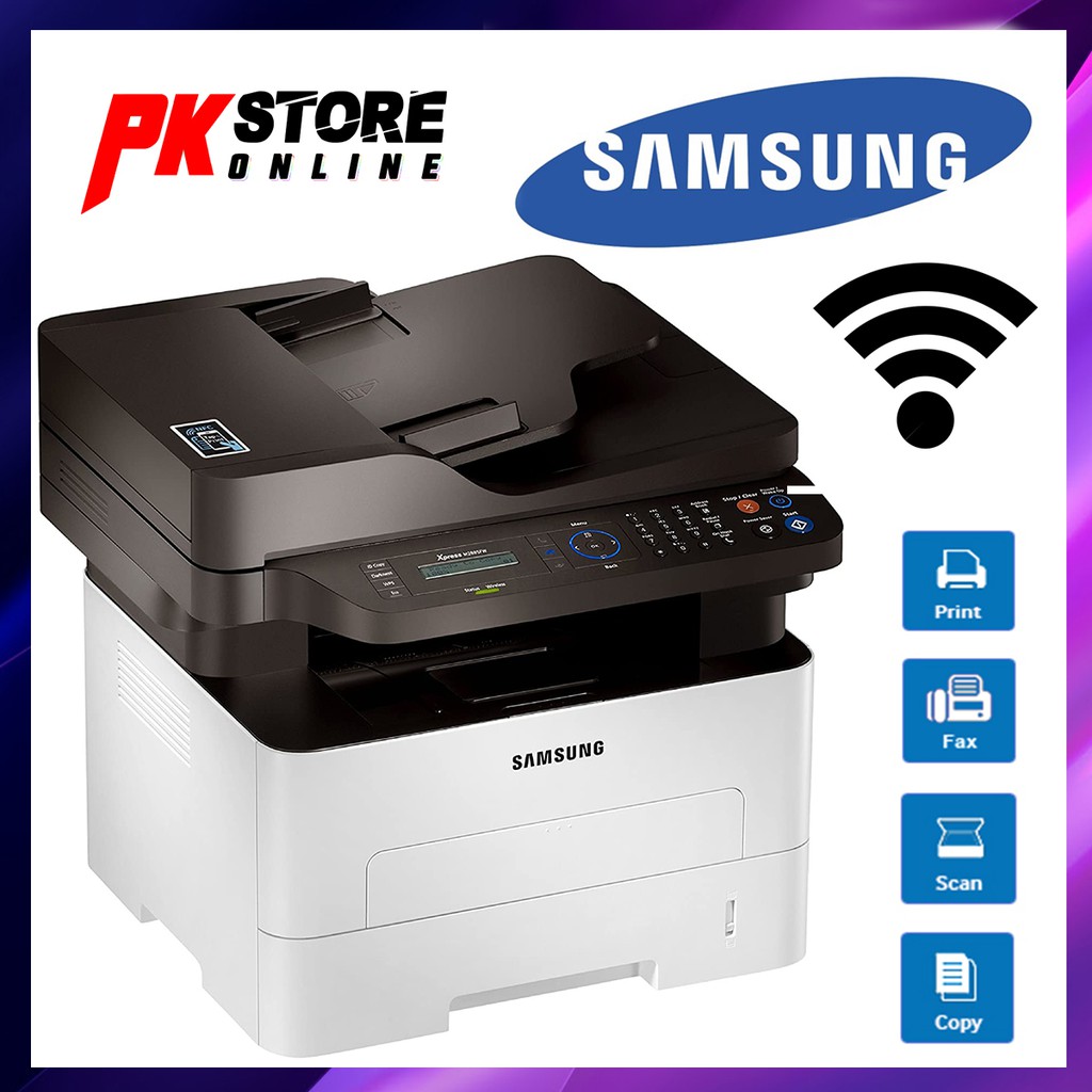 SAMSUNG SL-M2885FW BLACK & WHITE MULTIFUNCTION LASER WI-FI PRINTER WITH ...