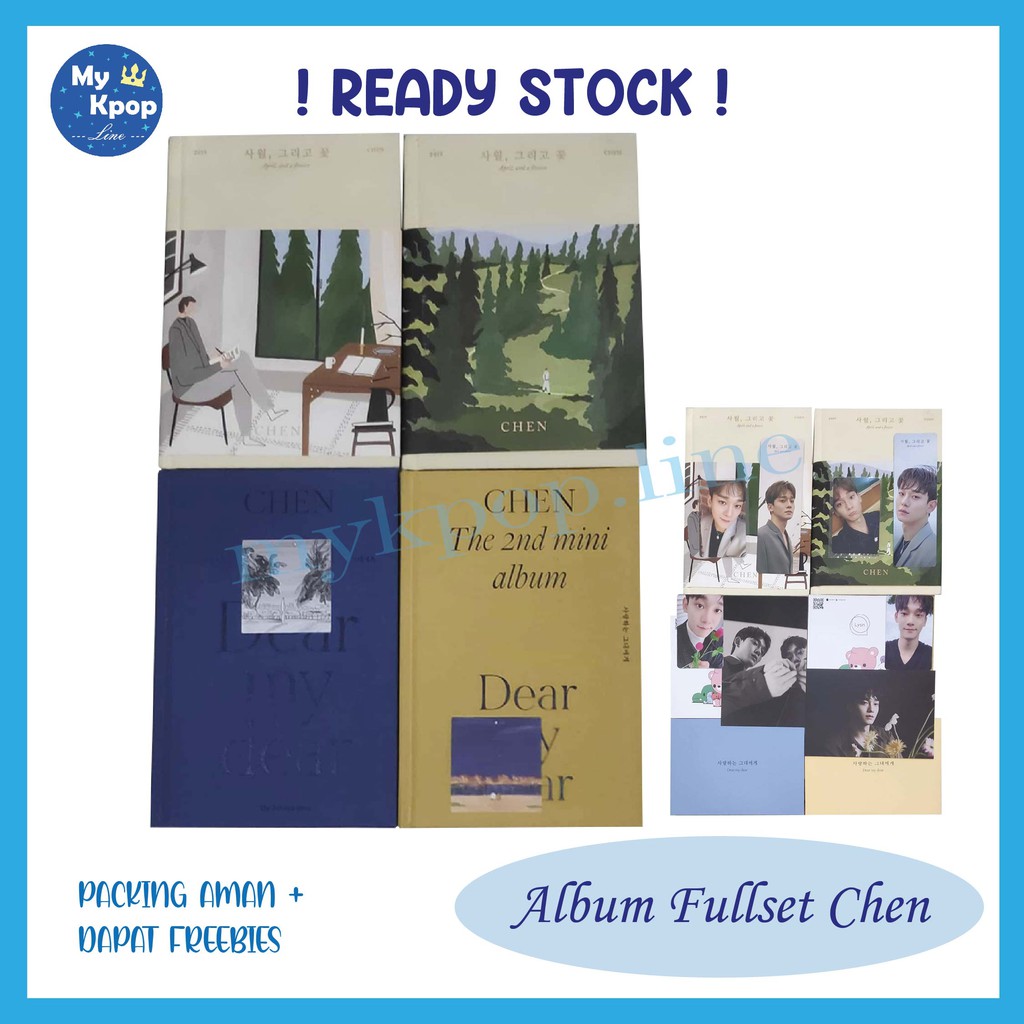 Chen Solo Album Fullset April and Flower DMD Dear My Dear Version AAAF ...