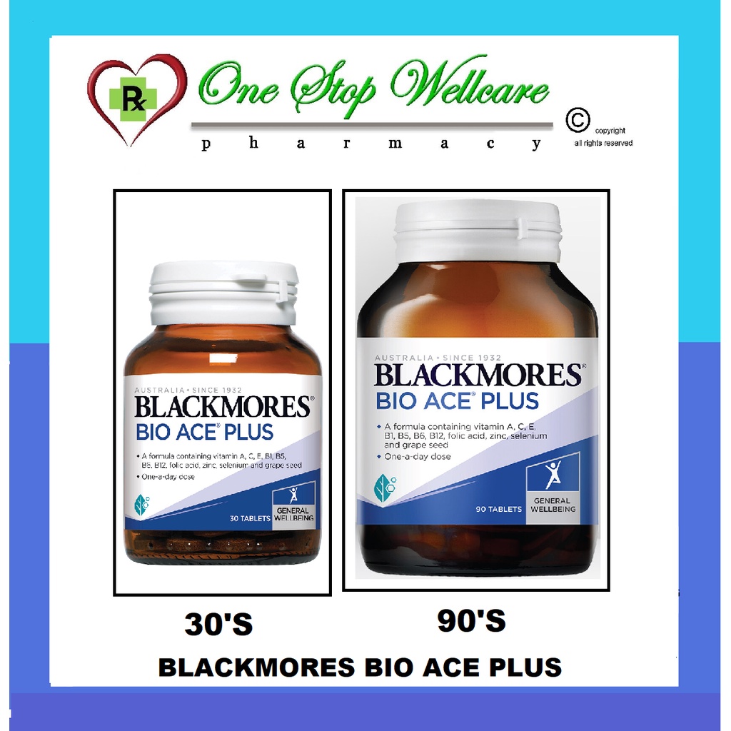 BLACKMORES BIO ACE PLUS 30'S / 90'S | Shopee Malaysia