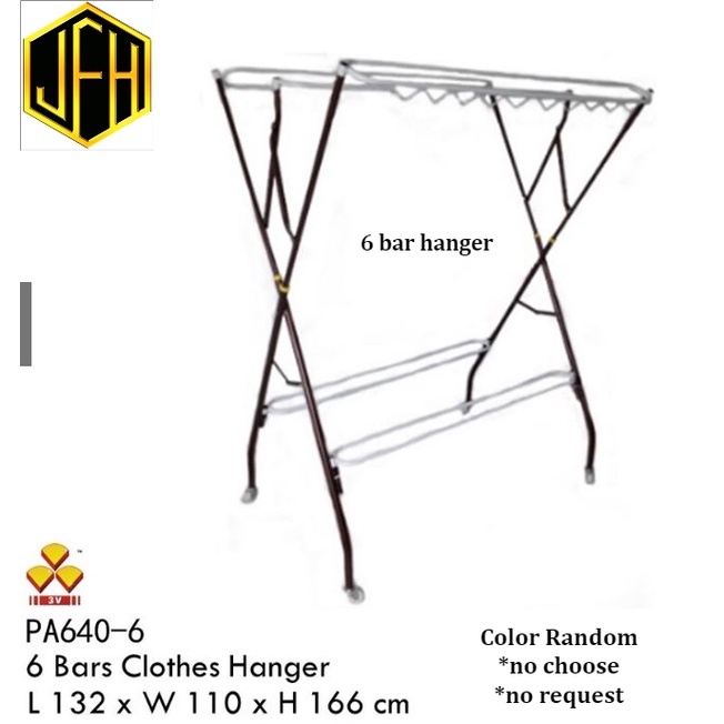 JFH 3V 4' PAXON (6 /8/10/12) BARS CLOTHES HANGER / Ampaian Baju Kain ...