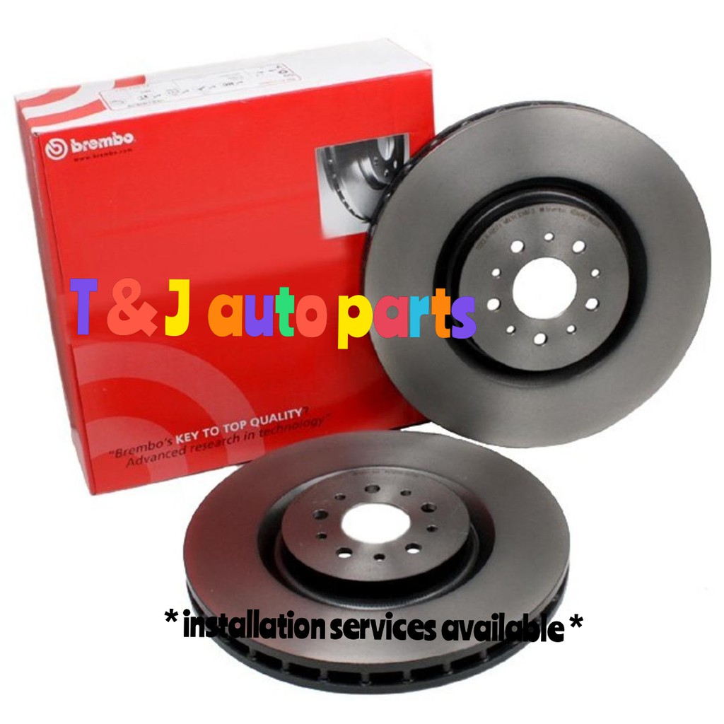 Volkswagen Golf R 2.0 MK6 MK6R Genuine BREMBO Brake Disc Rotor * 1 Set ...