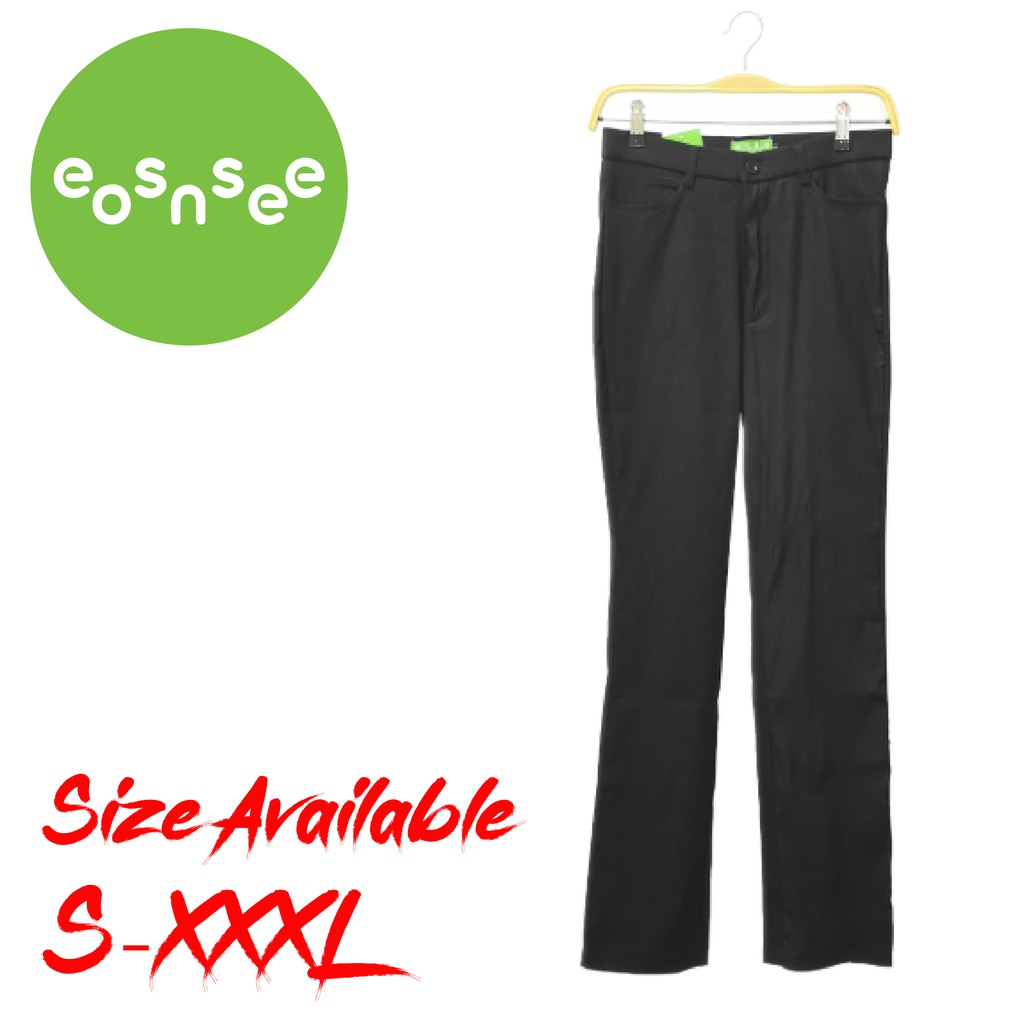 Esseone [Ready Stock] Seluar Kerja Slek Panjang Wanita Hitam Ladies ...