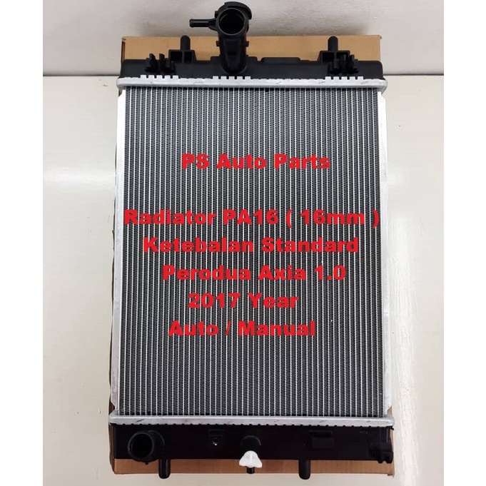 Radiator Perodua Axia 1.0 Auto / Manual 2017 Year Tangki Air Kereta ...