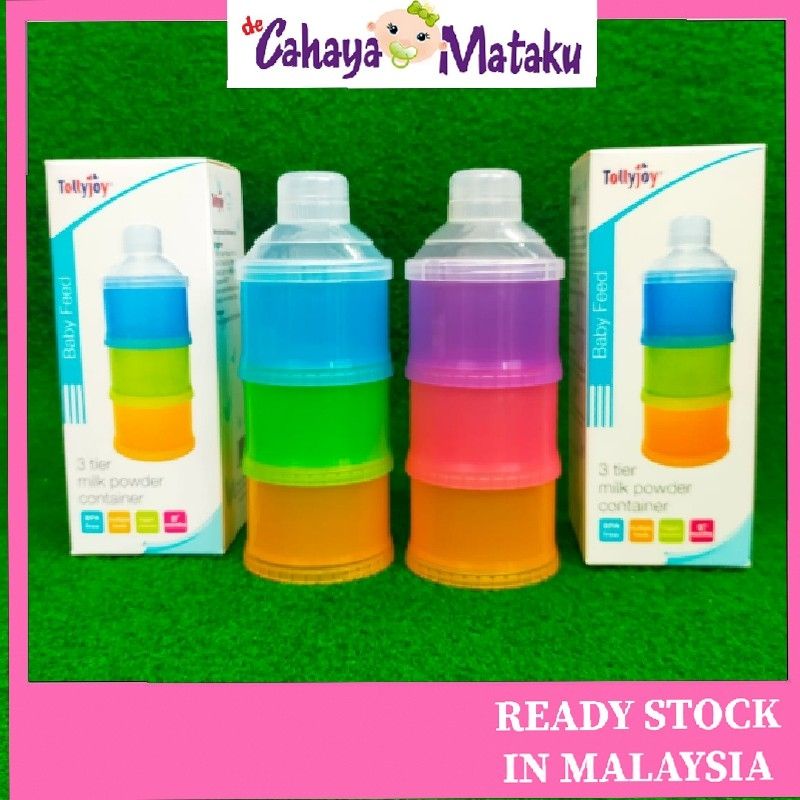 Tempat Letak Susu 3 Tingkat / 3 Tier Milk Powder Container TOLLYJOY ...