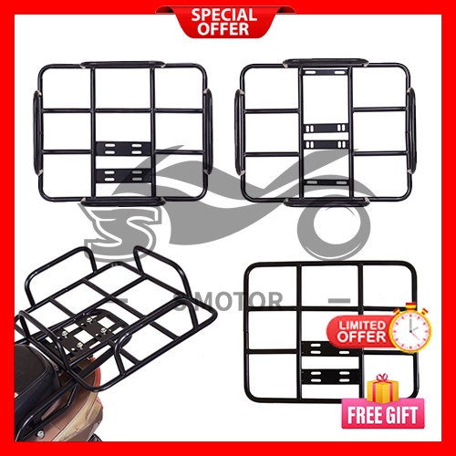Motorcycle delivery bag rack motor motorbike rear carrier rack food ...