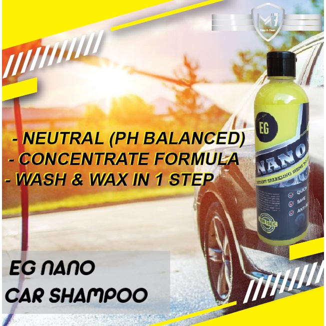 Nano Car Shampoo & Wax Concentrate formula 超浓缩洗车液 (2 in 1 Formula Wash ...