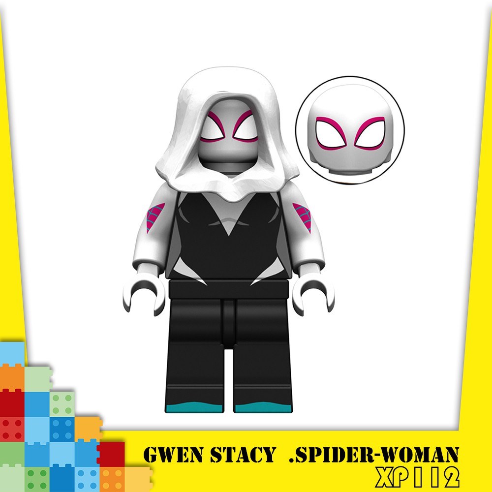 XP112 Gwen Stacy.Spider-Woman Minifigures Lego Compatible Building ...