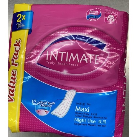 Intimate Sanitary Pad Day Use / Night Use Maxi / Slim / Maxi Wing ...