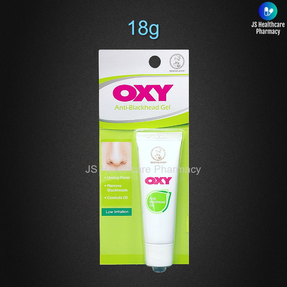 Oxy Anti-Blackhead Gel (Unclog Pores & Remove Blackheads) - 18g ...