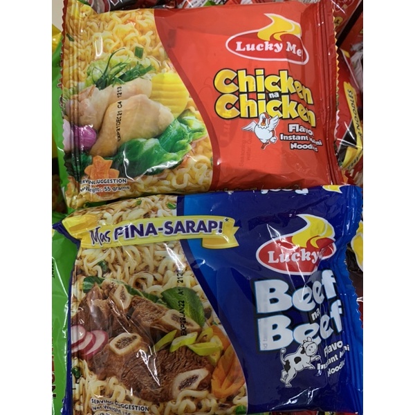 Lucky Me Beef/Chicken Instant Mami Noodles | Shopee Malaysia