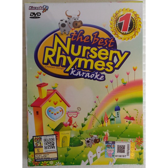 The Best Nursery Rhymes Vol.1/2/3/ Children Songs Karaoke DVD | Shopee Malaysia