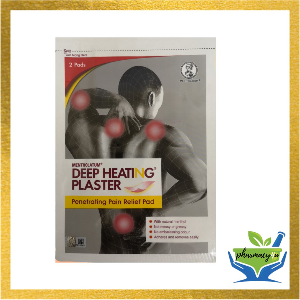 MENTHOLATUM Deep Heating Plaster 2's(EXP12052023) | Shopee Malaysia