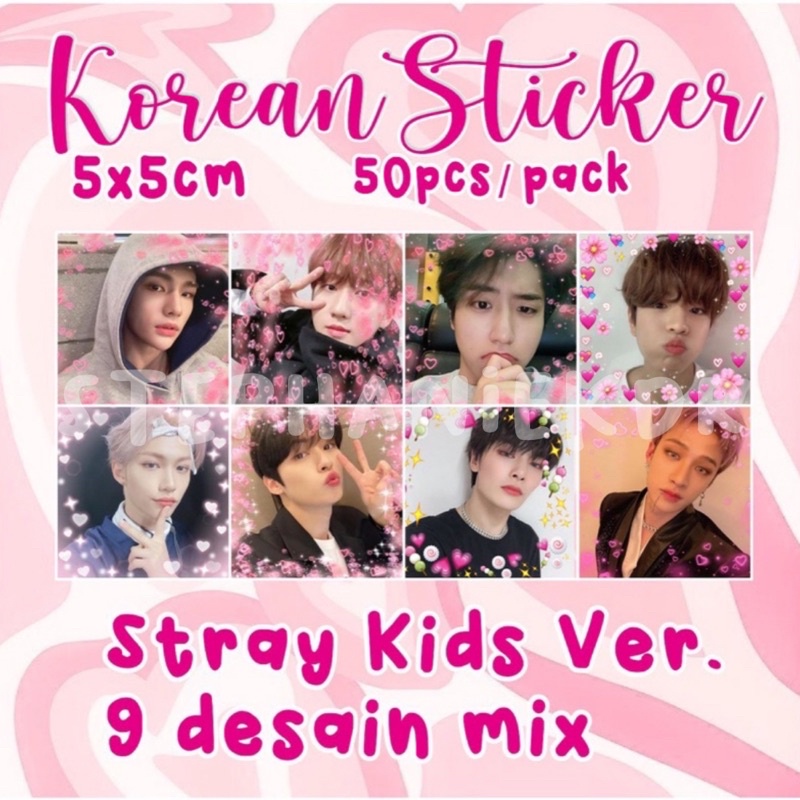 Vol 2] STICKER DECO PINK CORE KOREAN KPOP MAILS ALA SELLKOR SCRAP BOOK ...