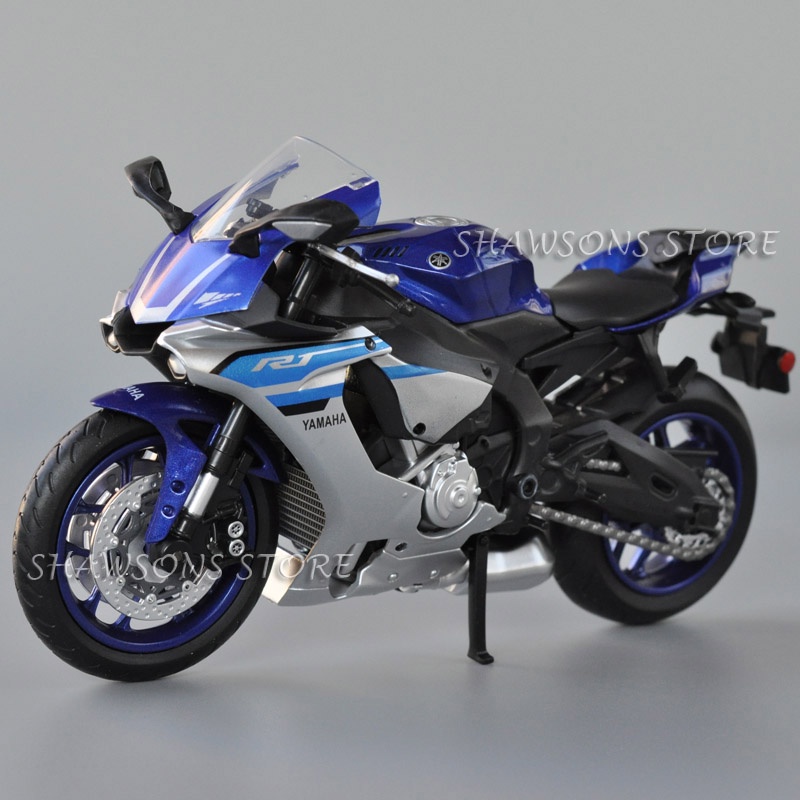 1:12 Scale Diecast Motorcycle Model Toys Yamaha YZF R1 Sports Bike ...