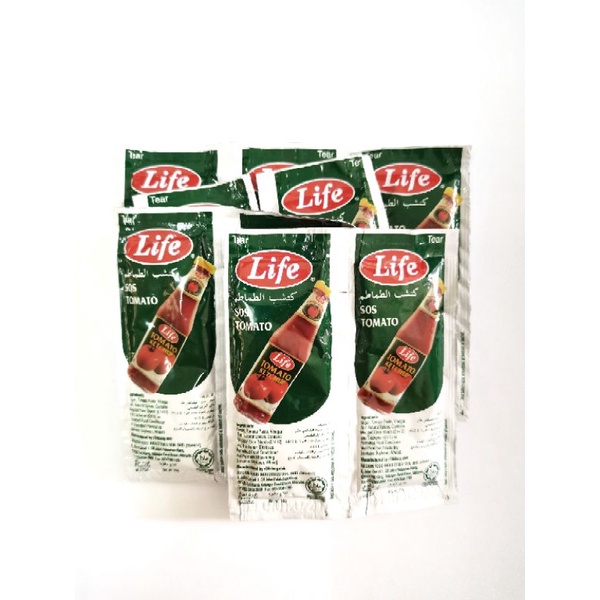 Life Tomato Sauce Sachets 10g (10Packs)EXP:AUG 2023 | Shopee Malaysia
