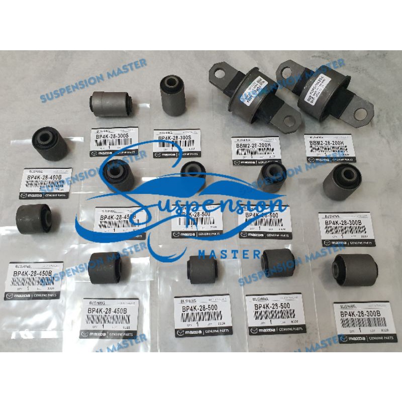 14 IN 1 SET-REAR ARM BUSH/TRAILING ARM BUSH/REAR UPPER ARM BUS- MAZDA 3 ...