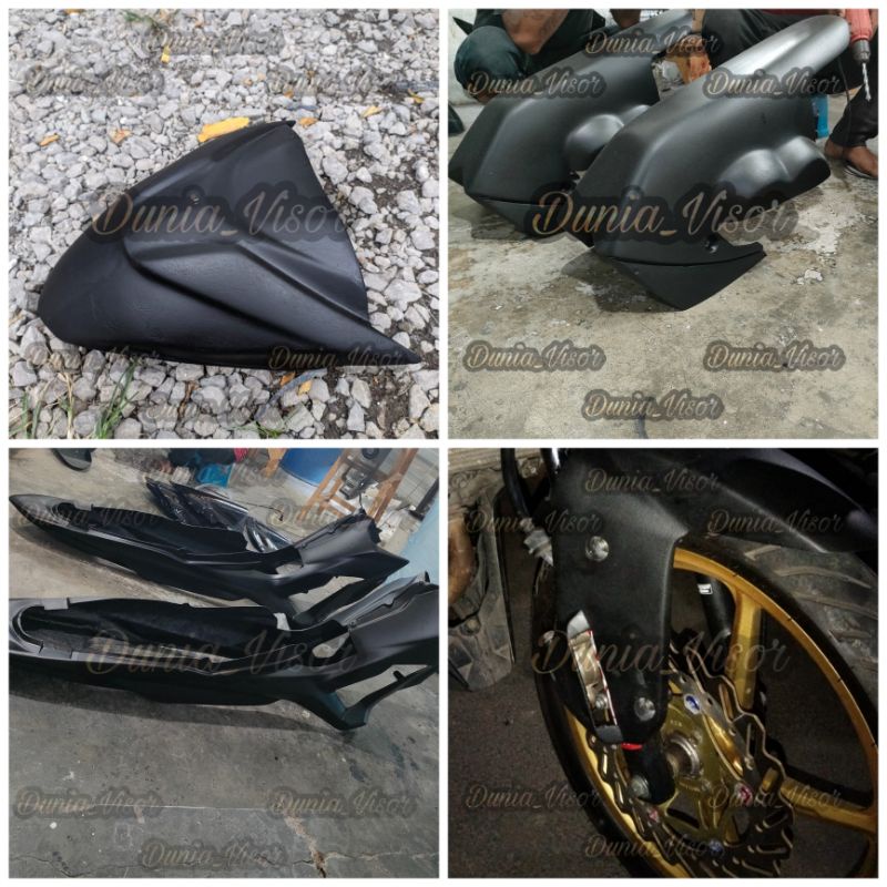 HITAM Honda Sonic 150 body, Honda Sonic 150 racing body, full set. The ...