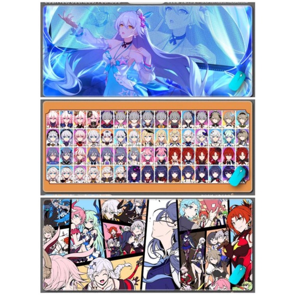 Honkai impact 3 mousepad elysia herrscher of human herrscher of ...